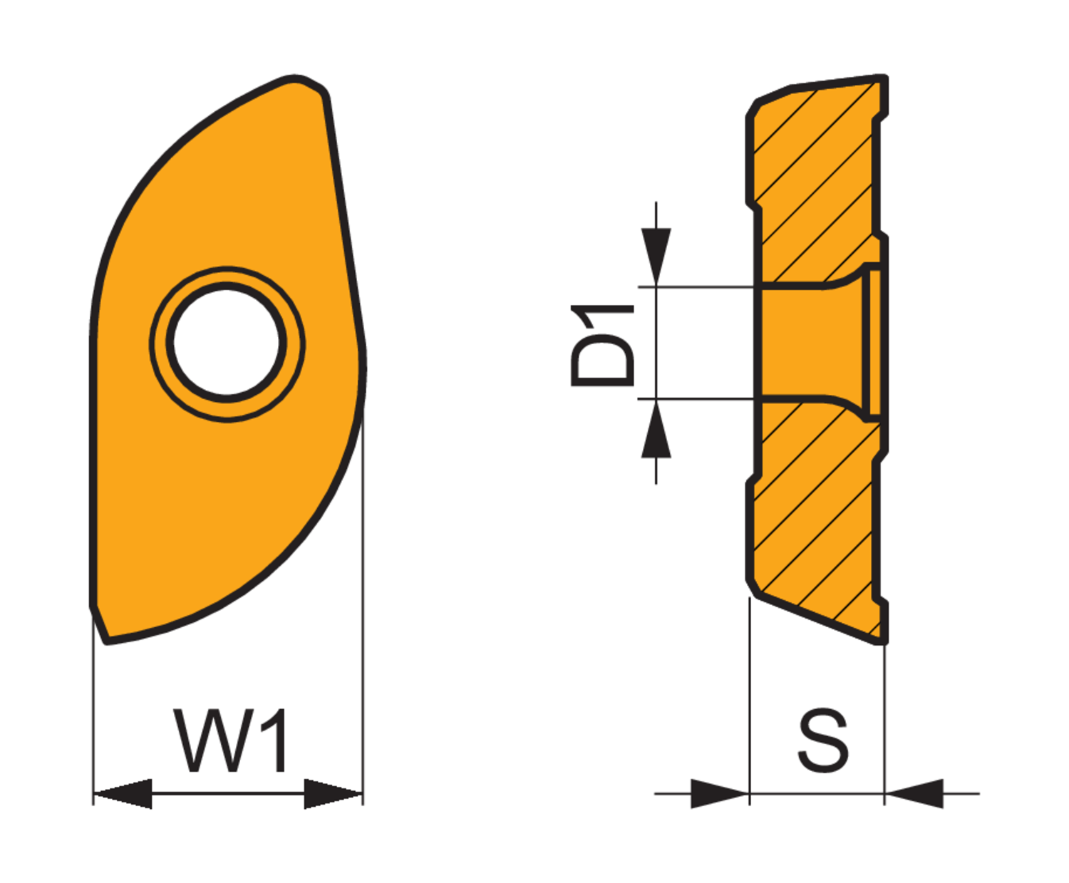 RopeSoapNDope. Milling Insert - Copy and Profile - ZP 12ER-FM:M8310