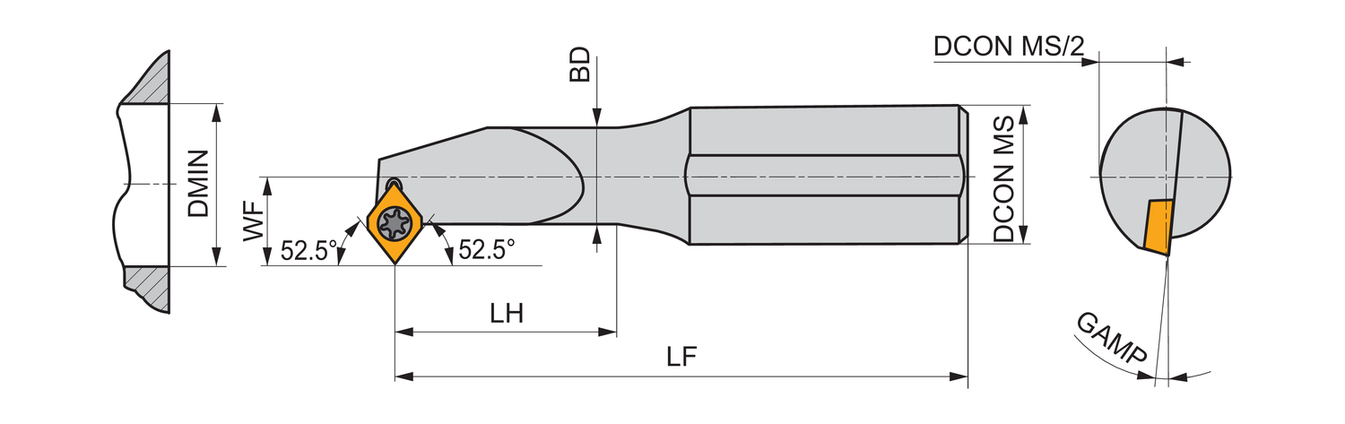 RopeSoapNDope. Boring Bar ISO S - Right Hand - S1012K-SEXPR 05