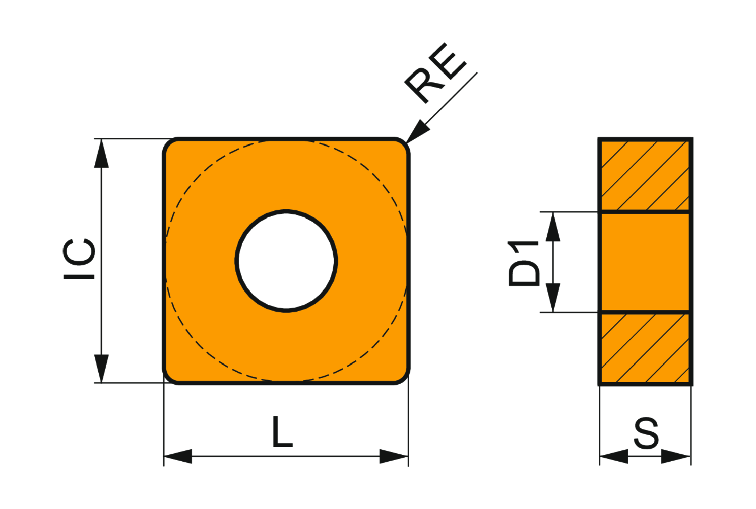 RopeSoapNDope. Turning Insert - Negative - SNMG 644-NMR:T7325