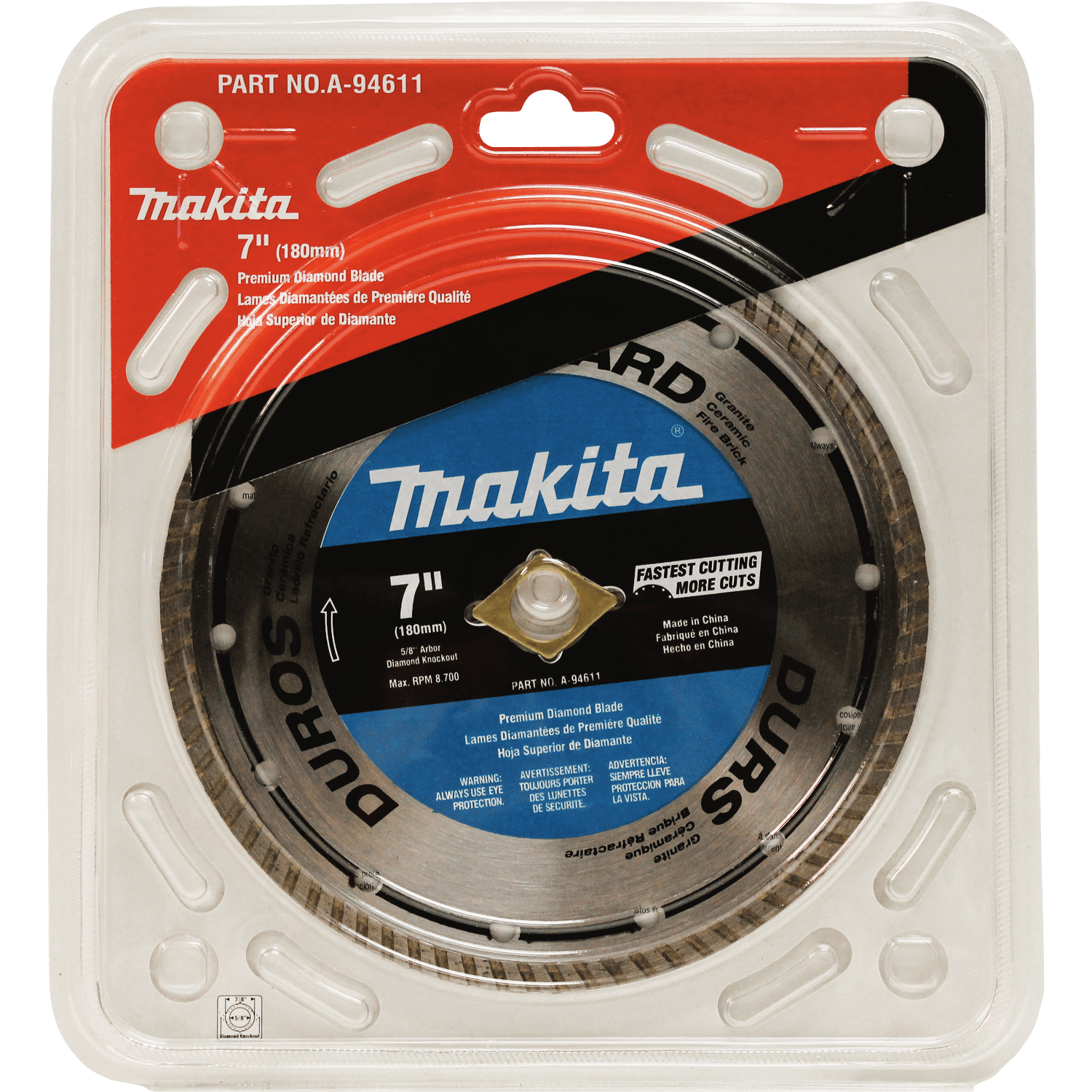 RopeSoapNDope. 7" Diamond Blade, Turbo, Hard Material