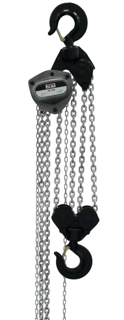 RopeSoapNDope. L-100-1000WO-20, 10-Ton Hand Chain Hoist With 20' Lift ...