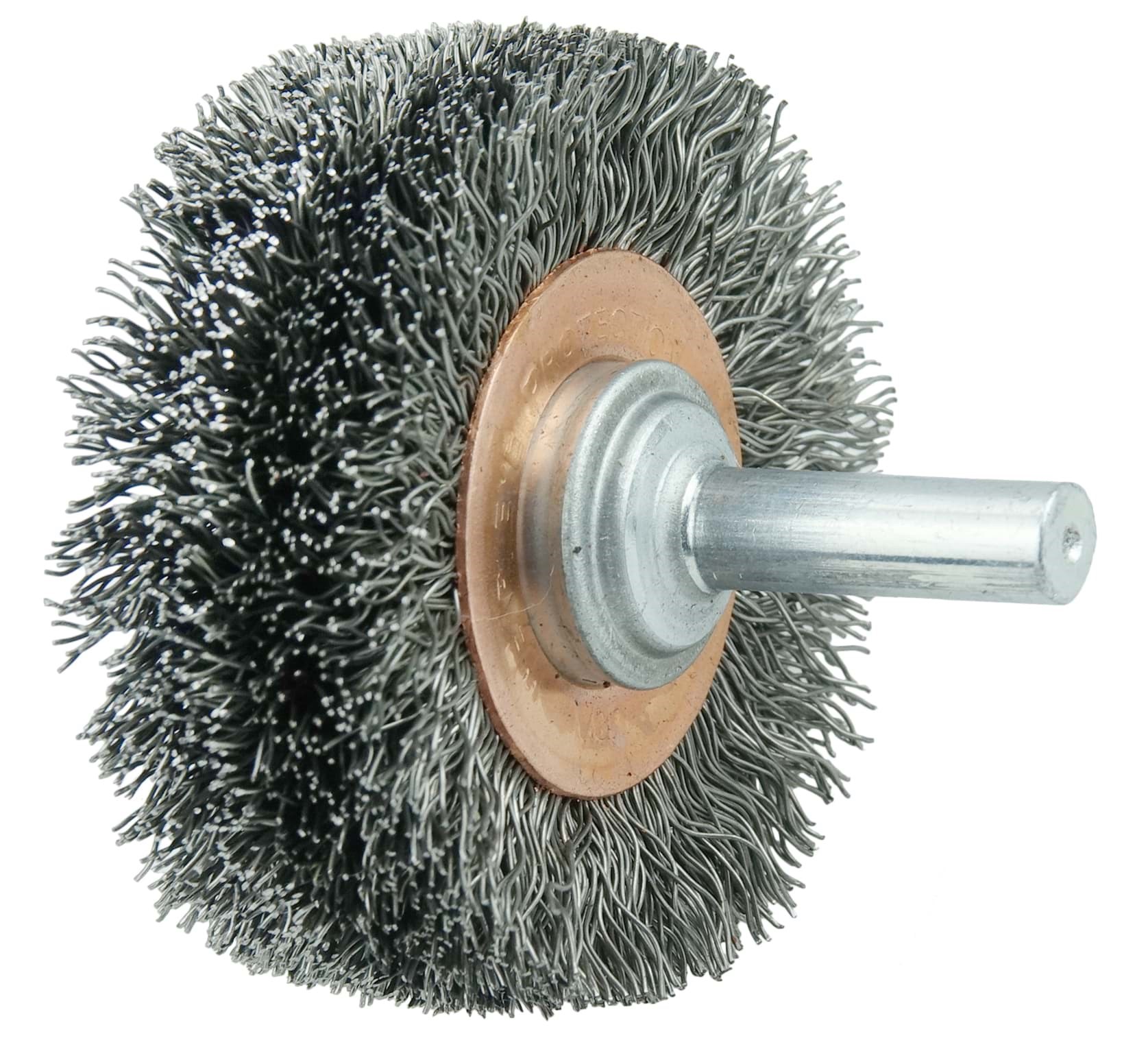 RopeSoapNDope. 2" Wide Face Stem-Mounted Crimped Wire Wheel, .0118 ...