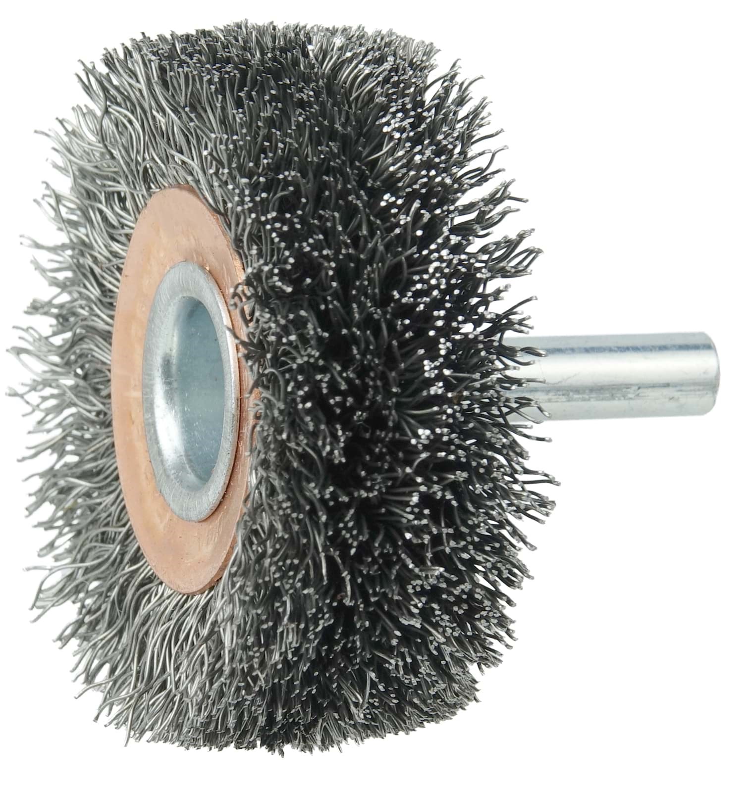 RopeSoapNDope. 2" Wide Face Stem-Mounted Crimped Wire Wheel, .0118 ...