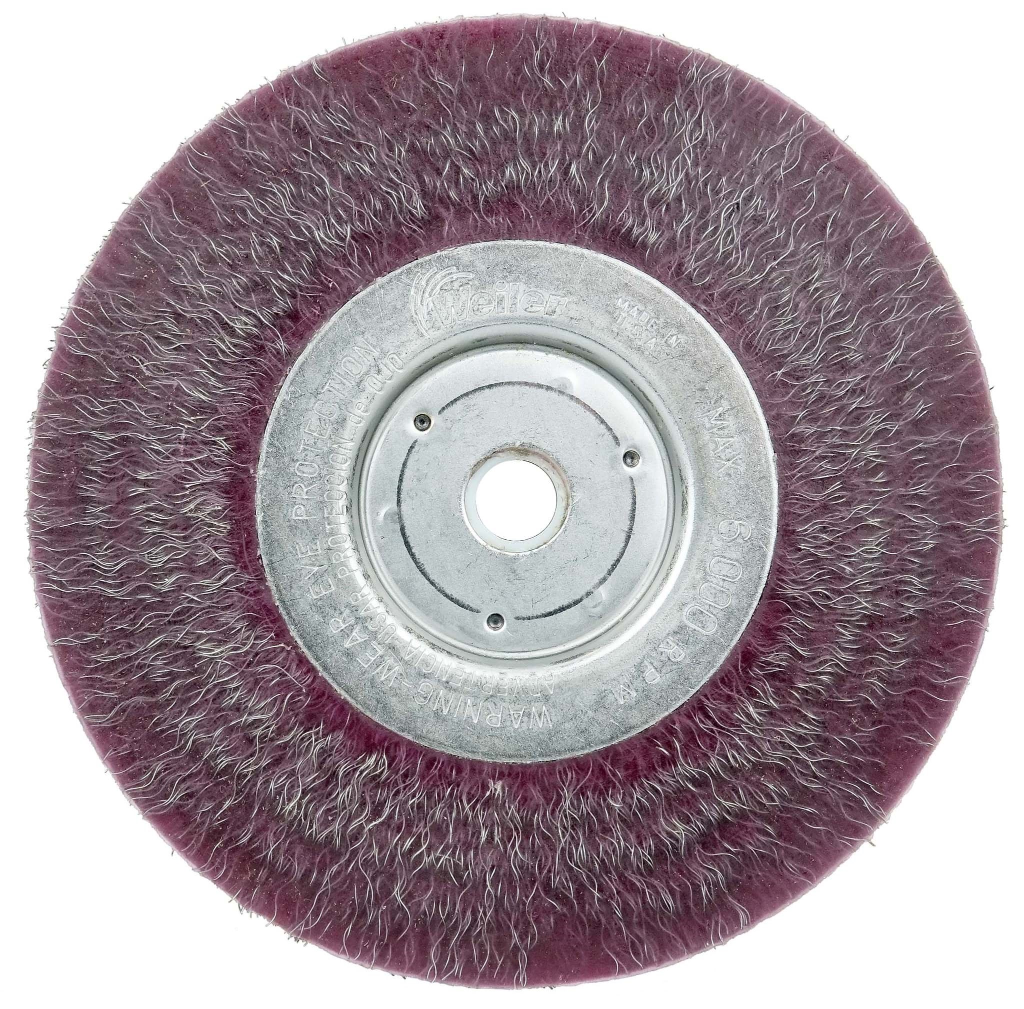 RopeSoapNDope. 6" Polyflex Encapsulated Narrow Face Crimped Wire Wheel ...