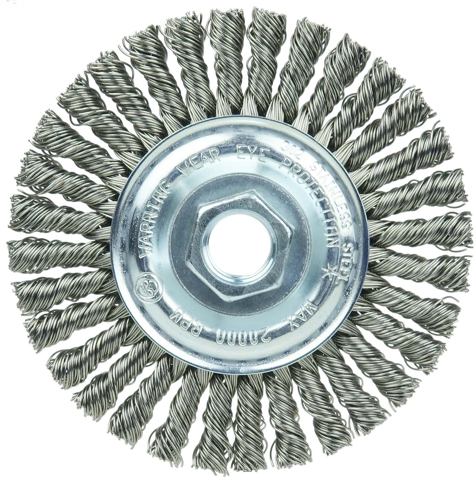 RopeSoapNDope. Wolverine 4" Knot Wire Wheel, Stringer Bead Twist, .020 ...