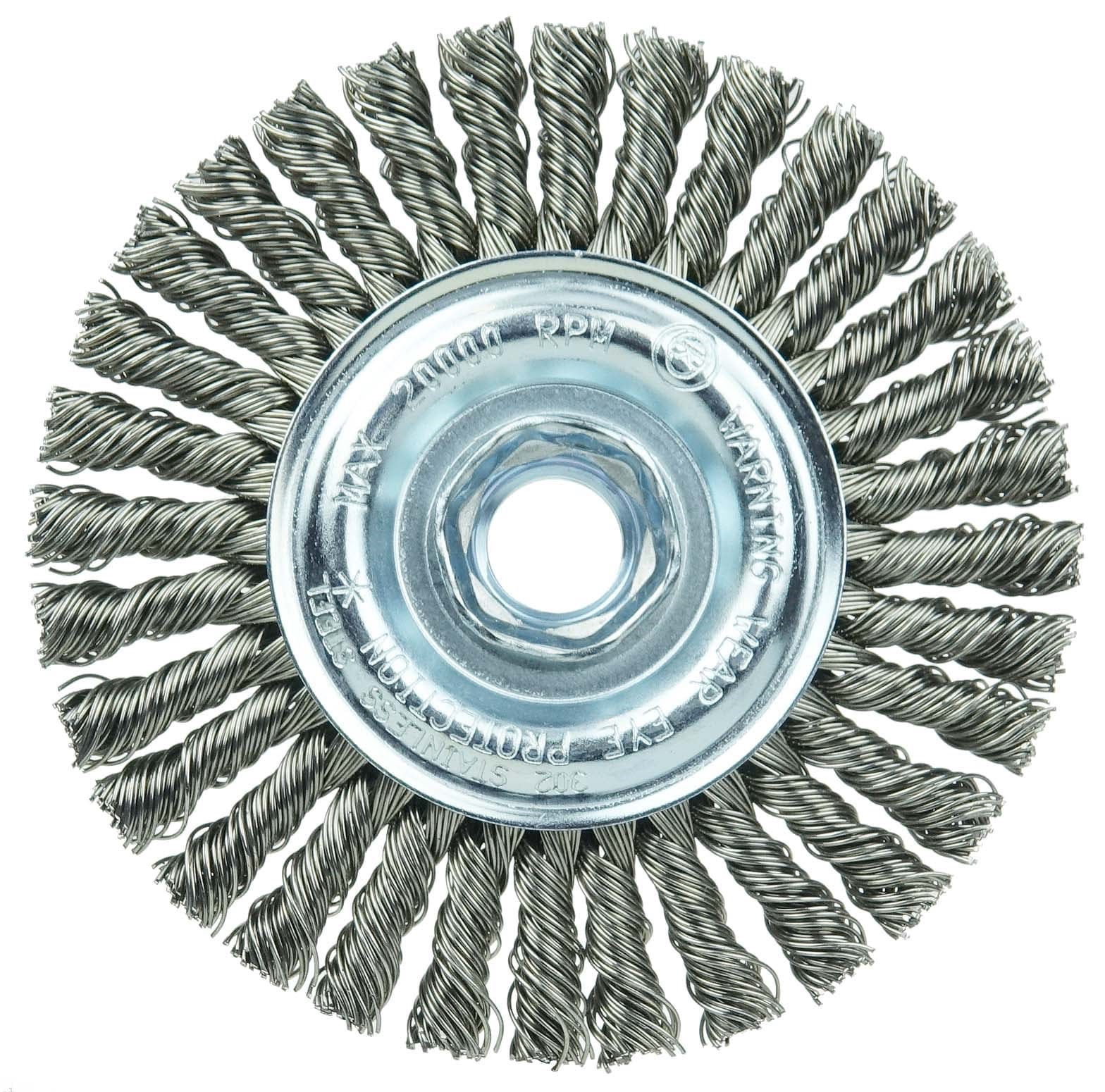 RopeSoapNDope. Wolverine 4" Knot Wire Wheel, Stringer Bead Twist, .020 ...