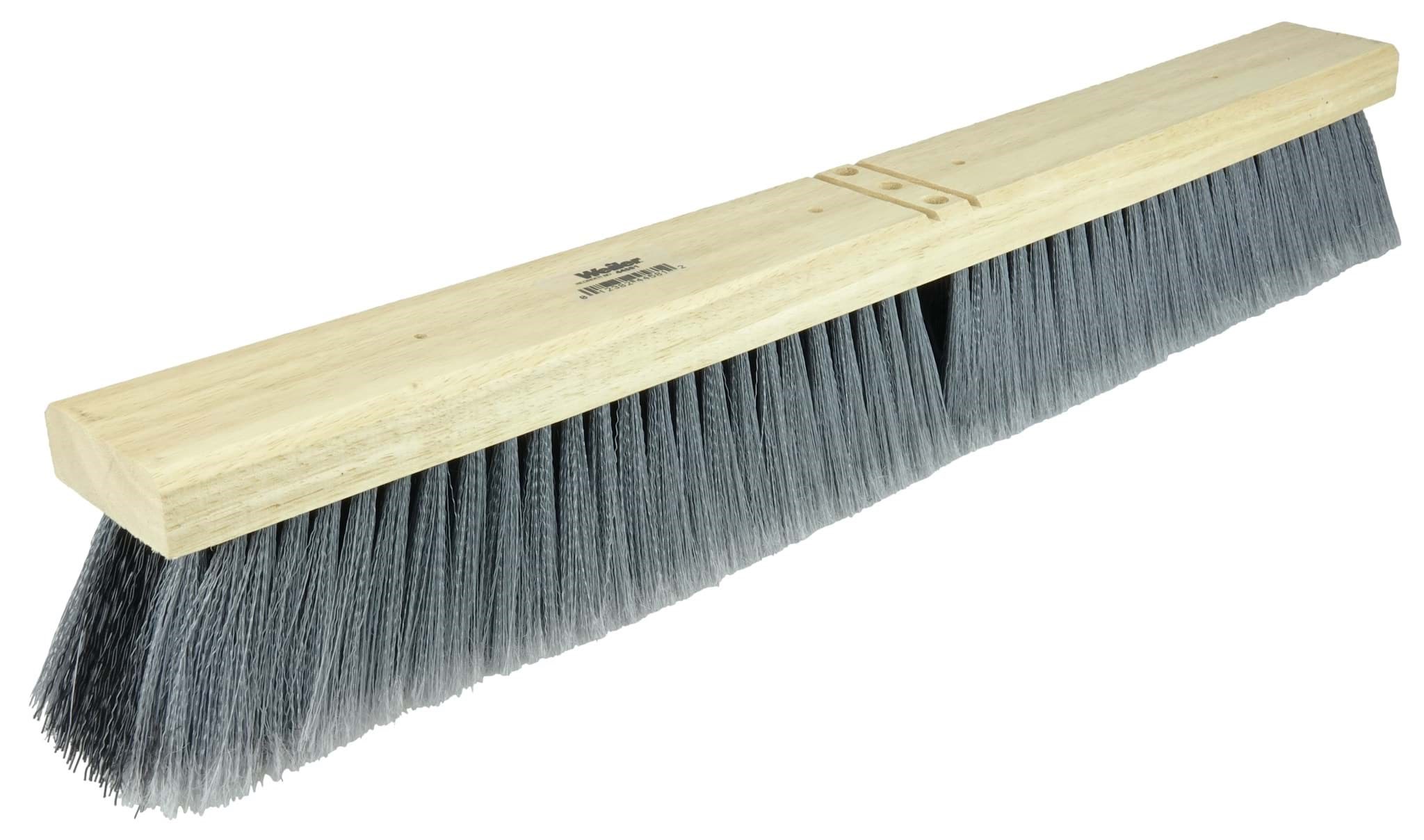 RopeSoapNDope. 24" Contractor Floor Broom, Flagged Grey Border w/Stiff ...
