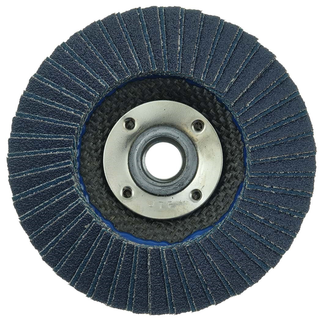 RopeSoapNDope. 4-1/2" Tiger X Flap Disc, Conical (TY29), Phenolic ...
