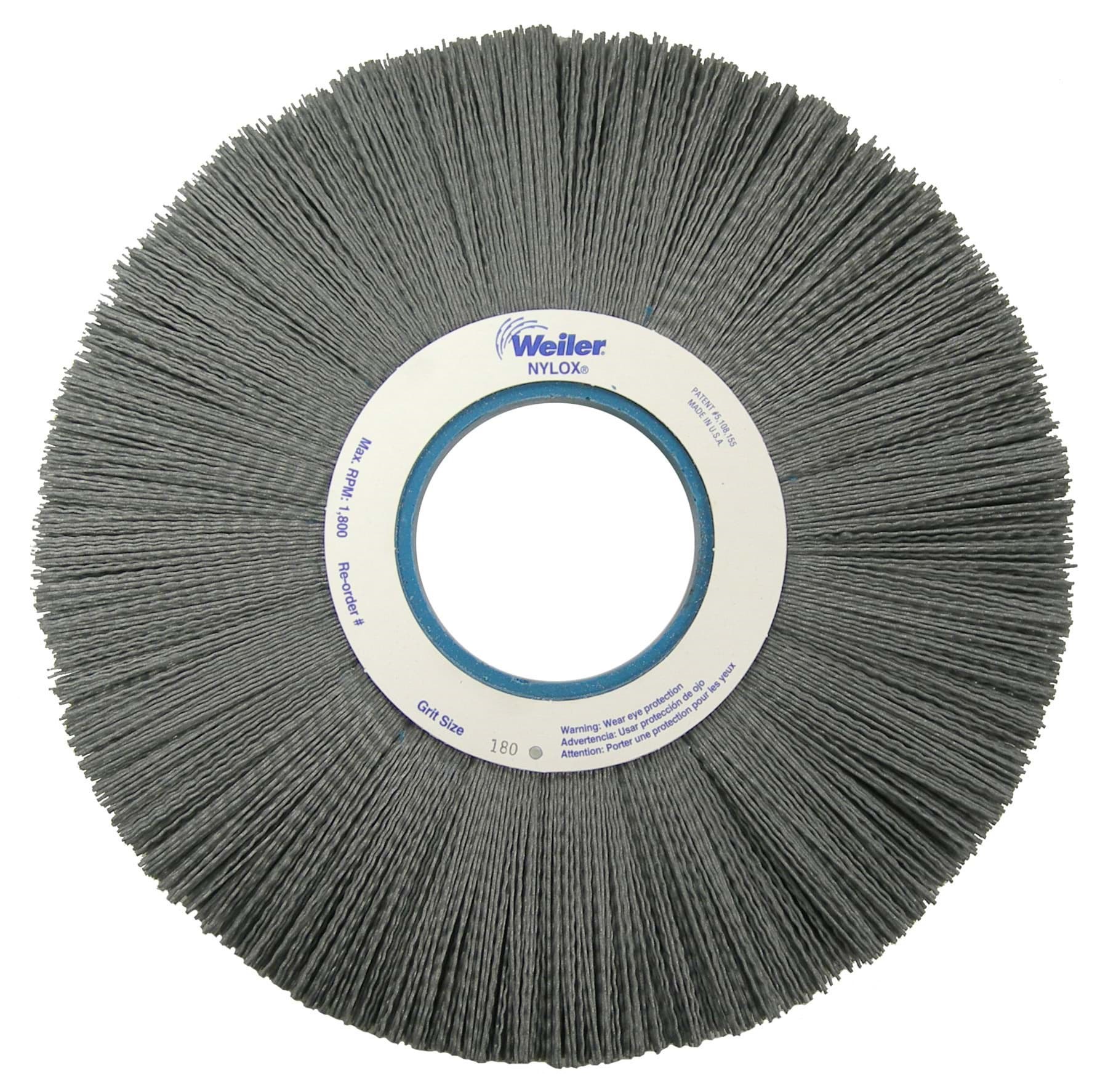 RopeSoapNDope. 12" Crimped Filament Nylox Wheel, .022/320SC Fill, 4-1/4 ...