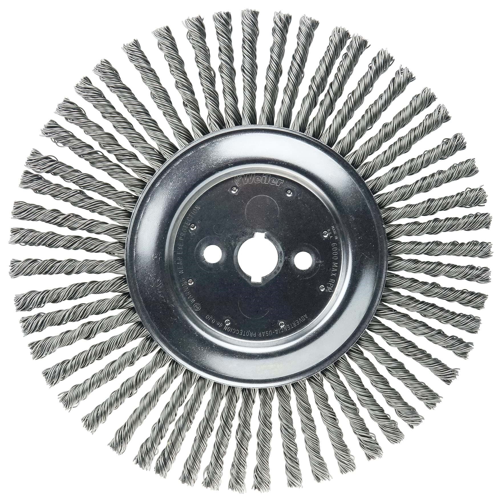 RopeSoapNDope. 12" Cable Twist Knot Wire Wheel, .035" Steel Fill, 1 ...