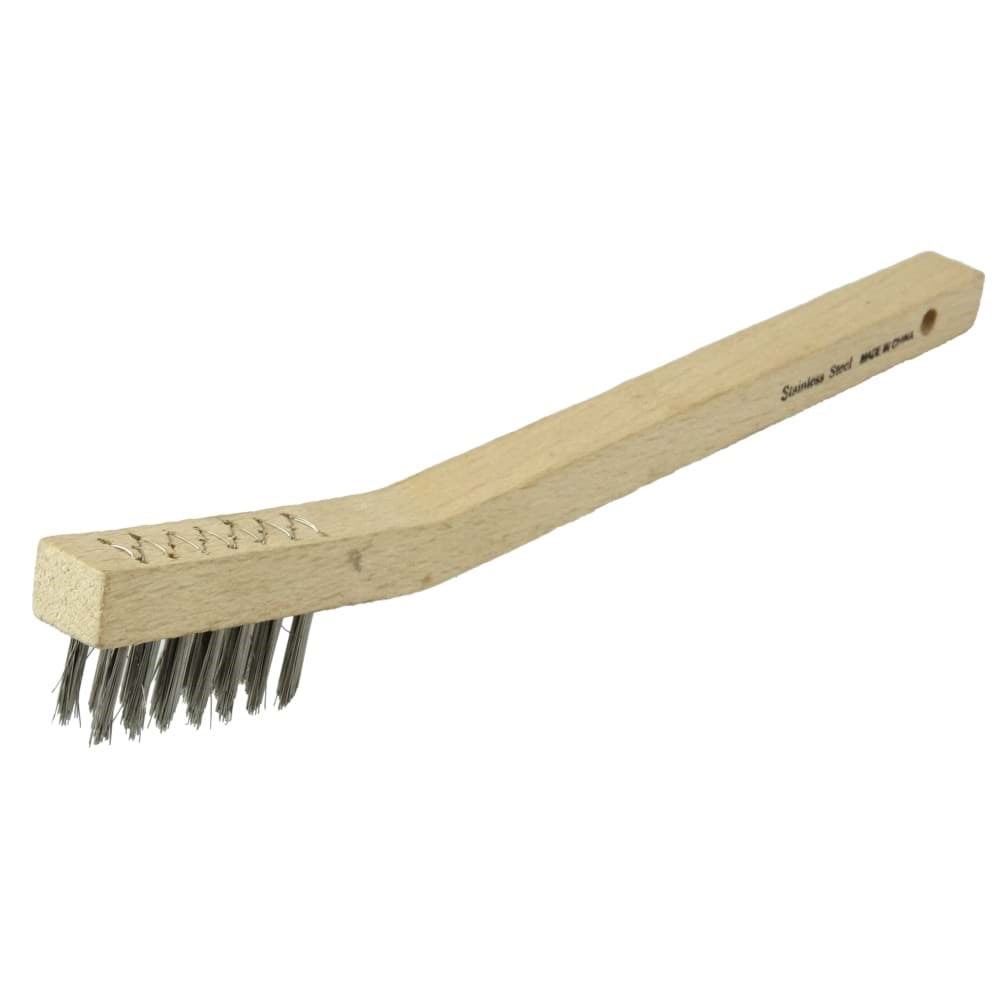 RopeSoapNDope. Small Hand Wire Scratch Brush, .006 Stainless Steel Fill ...